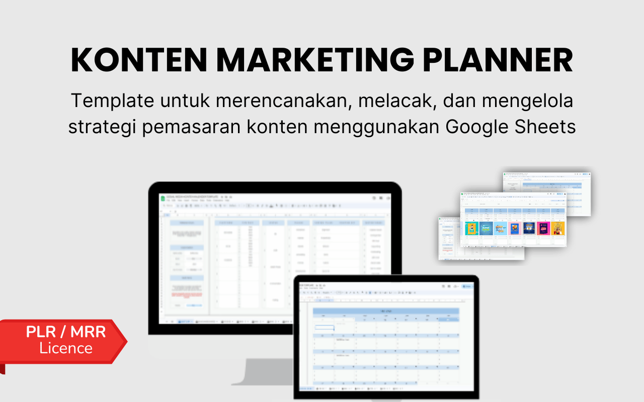 Konten Marketing Planner PLR - Izul.Net Profit Digital